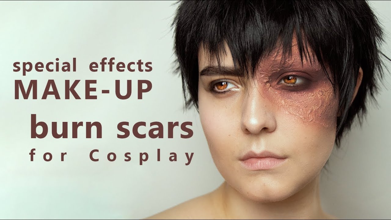 Burn Scars: SFX makeup tutorial
