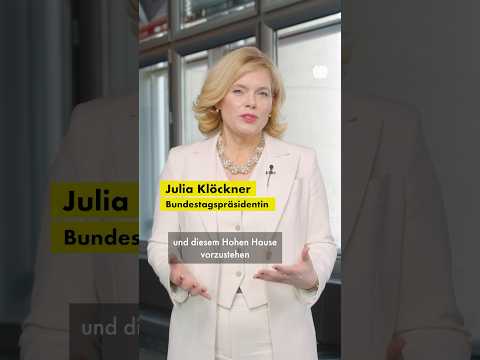 Was hat Julia Klöckner als Bundestagspräsidentin vor? ⤴️