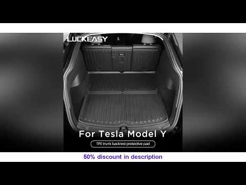 Why Everyone’s Talking About This Product! LUCKEASY For Tesla Model Y Rear Seat Backrest Protectiv