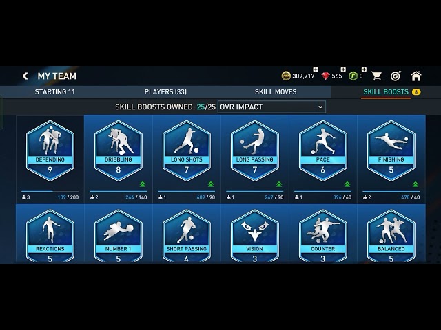 How to quickly increase overall of FIFA Mobile players