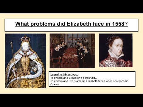 2.What problems did Elizabeth face in 1558 Google Slides