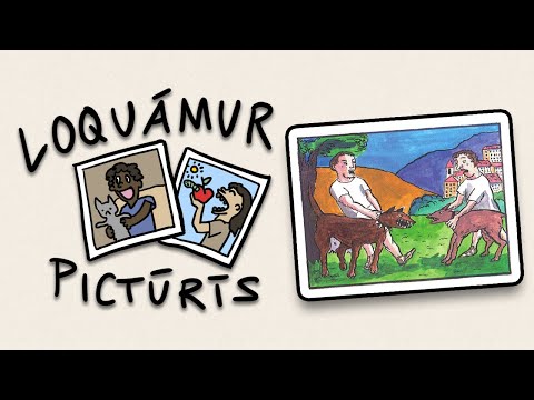 Who's a good dog? | Let's talk in Latin with pictures 📣 OLC captions #4