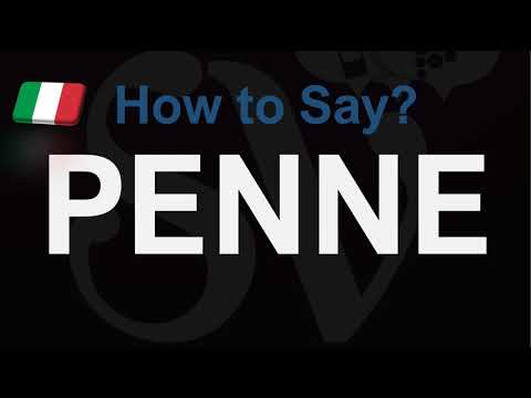 How to Pronounce Penne? | Pronunciation TUTORIAL