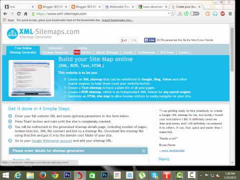 how to submit blogger google directory and setup sitemap.???