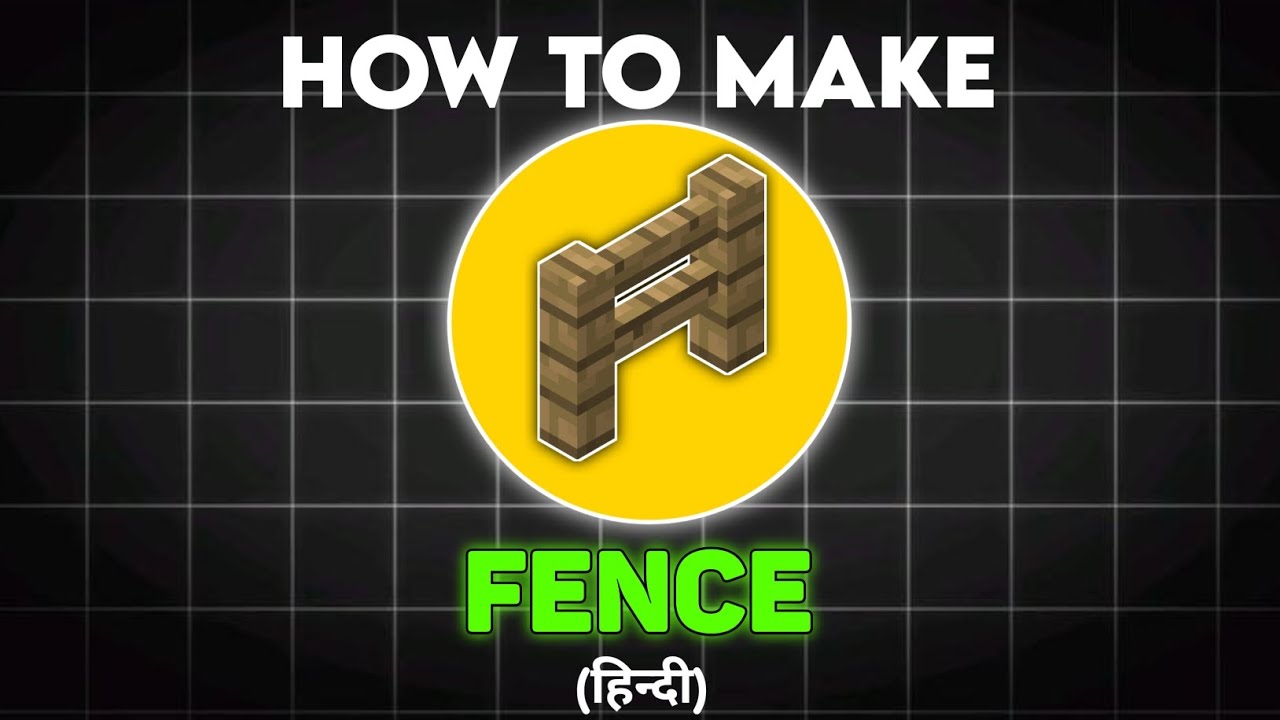 “Minecraft Fence & Fence Gate Tutorial (Simple Guide)”
