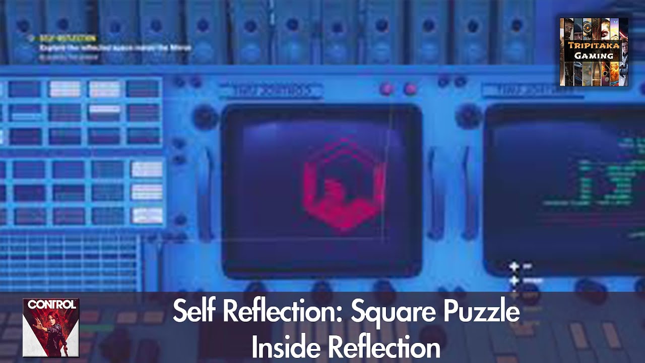 Control - Self Reflection: Square Puzzle Inside Reflection