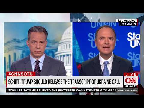Rep. Schiff on CNN: Trump Should Release the Phone Call Transcript and the Whistleblower Complaint