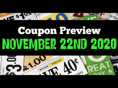 Coupon Insert Preview for Sunday November 22nd 2020 3 Inserts