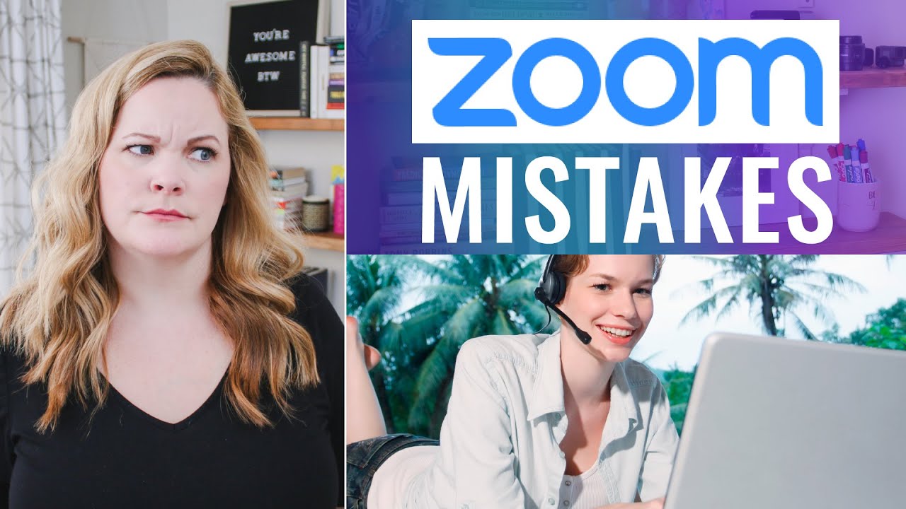 Stop doing THAT on your Zoom calls (My Zoom Tips!)