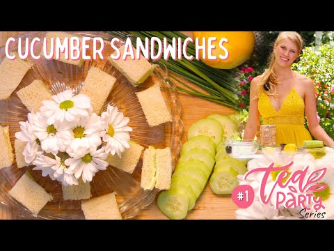 Cucumber Sandwiches | English Tea Party Series #1 | How To Make Recipe