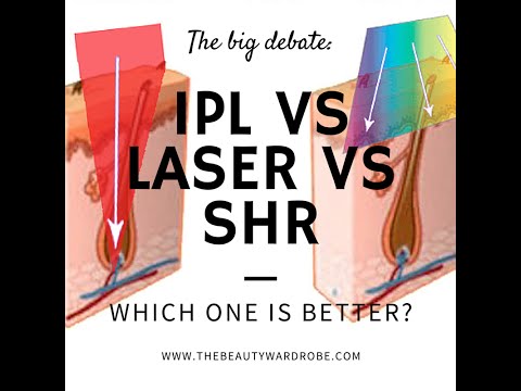 What is better, IPL, Laser or SHR? What is SHR Technology? How does it work?