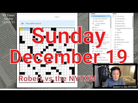 Season to Taste [0:11/14:58]  ||  Sun 12/19/21 New York Times Crossword