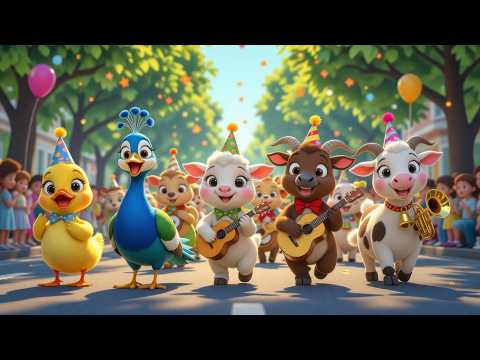 Kulla kulla vaathu Modern AI kids rhymes - Vaathu play with goat parrot cow cock bird