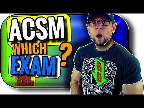ACSM Certification Exam | Which is BEST | Insider Tips with Francis Neric Certification Director