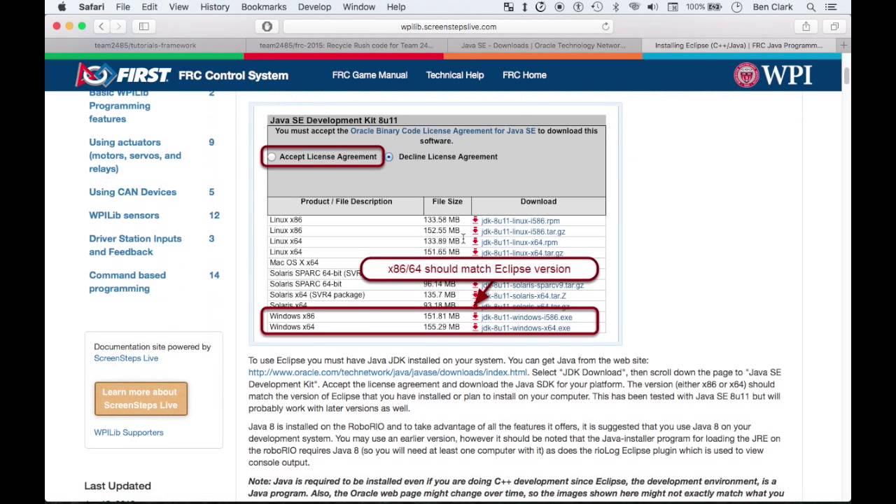 FRC Java Programming Tutorial - 1 - Installations