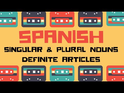 SINGULAR & PLURAL nouns in SPANISH (ESPAÑOL) - 🏖 🏝 EL, LA, LOS, LAS ⛰RULES and EXAMPLES⛰