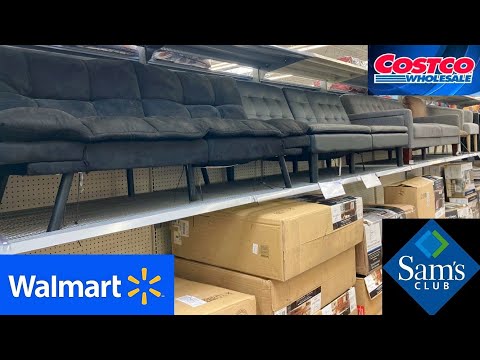 COSTCO WALMART SAM'S CLUB FURNITURE SOFAS ARMCHAIRS TABLES SHOP WITH ME SHOPPING STORE WALK THROUGH