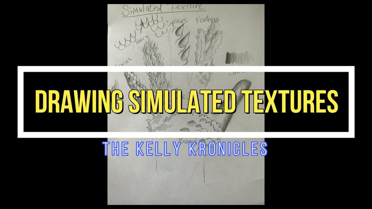 How to Draw Simulated Textures!