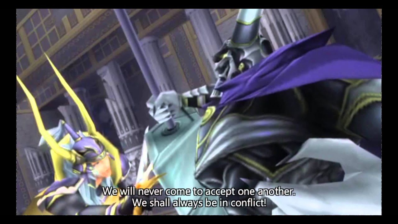 The Eternal Conflict: Warrior of Light vs Garland in Dissidia Duodecim ...