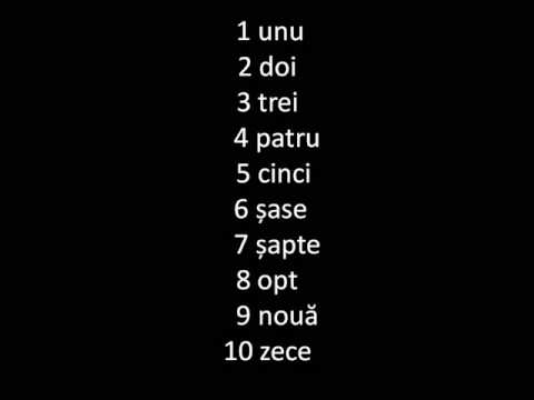 Learn Romanian - Numbers from 1-10