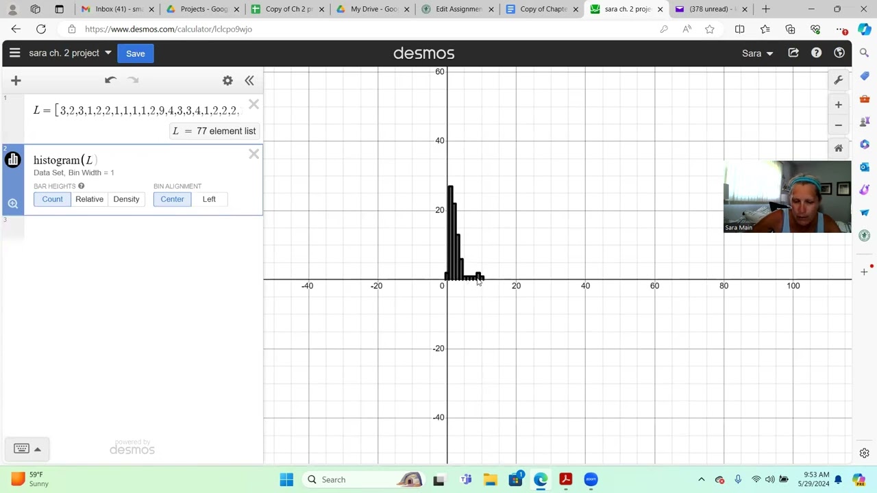 math 201 ch  2 project histograms
