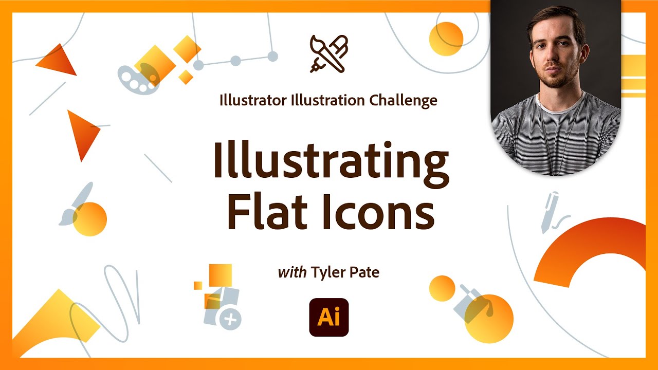 Illustrating Flat Icons | Illustrator Illustration Challenge