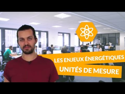 Les enjeux énergétiques : les unités de mesure de l'énergie - Physique-Chimie - Terminale S