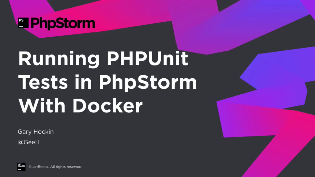 Running PHPUnit Tests in PhpStorm with Docker
