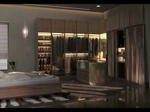 Interior design for. Master bedroom software revit -3d max - v ray -premiere pro