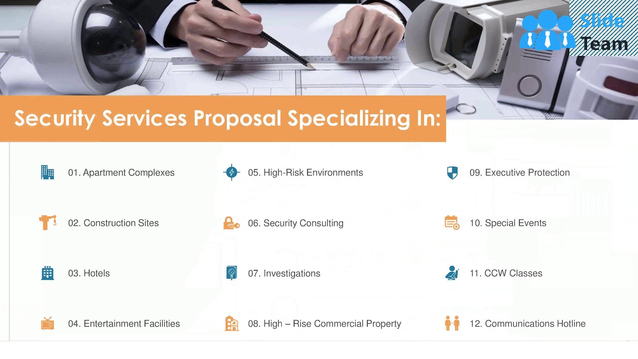 Security Services Proposal Template PowerPoint Presentation Slides
