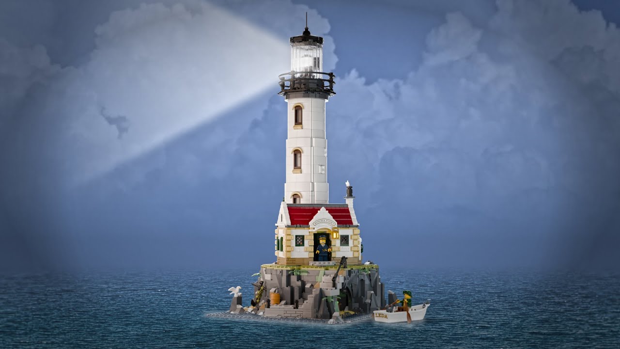 LEGO Motorised Lighthouse (Day Version) | Blender Rendering Practice