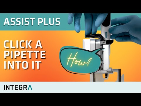 Getting started: How to click a pipette into the ASSIST PLUS pipetting robot