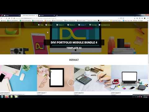 Divi Portfolio Module Bundle 4 (Templates Style 31 To 40 )