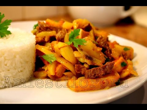 GUISO DE OLLUCO con Carne AmiestiloPeru