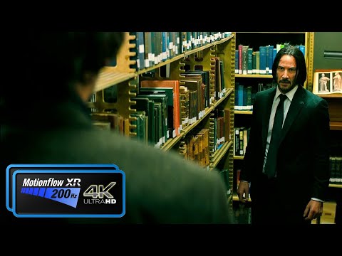 John Wick vs Ernest / Library Fight Scene | 60FPS | John Wick Chapter 3 - Parabellum 2019