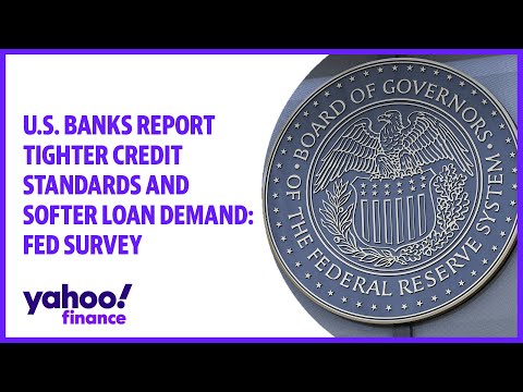 U.S. Banks report tighter credit standard and softer loan demand: Fed Survey