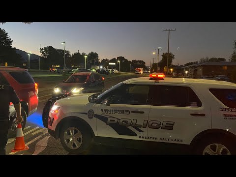 Man barricades himself in Midvale home after ramming police car, shooting at officers