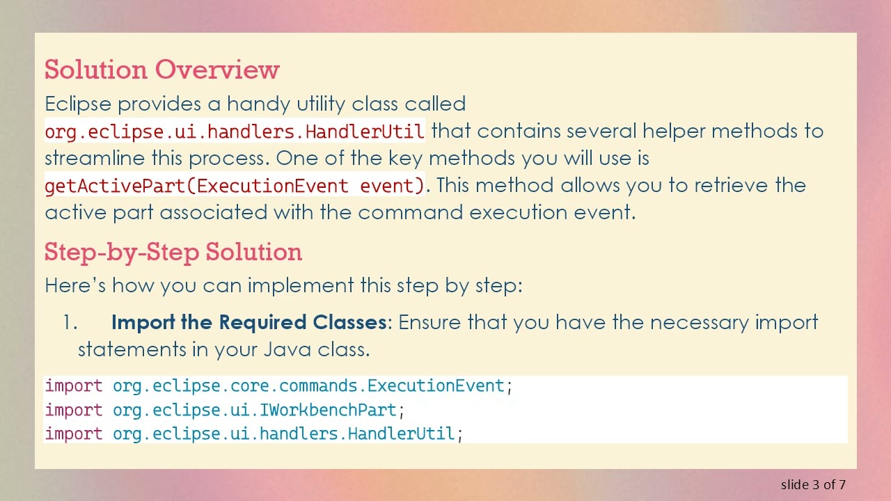 Identifying Application Context in Eclipse Command Handlers