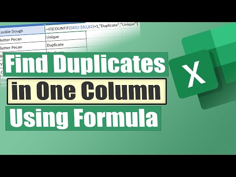 Find Duplicates in One Column in Excel Using a Formula | Excelgraduate
