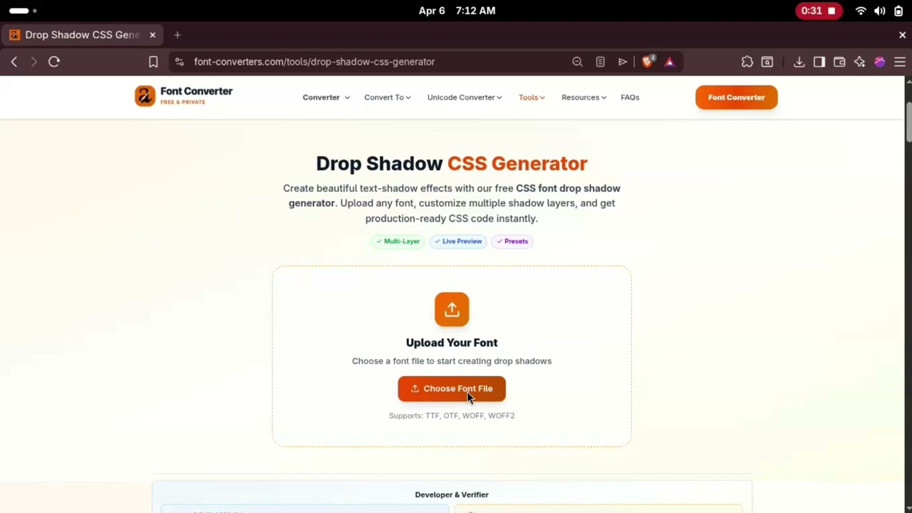 Create Stunning Text Shadows in 1 Minute ⚡ CSS Drop Shadow Generator