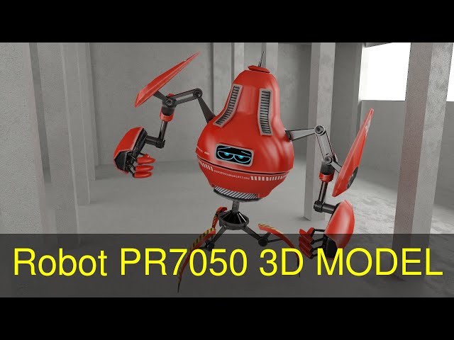 Robot PR7050 3D Model - FlatPyramid