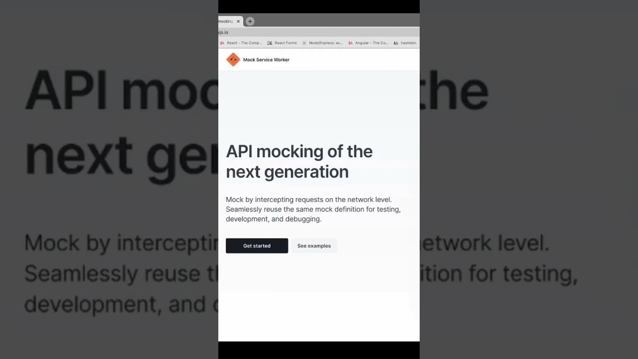 Mocking API calls. #javascript #coding #reactjs #vue #100daysofcode #webdevelopment #programming