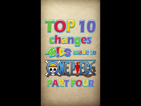 Top 10 Changes 4Kids Made to One Piece | Part Four #shorts