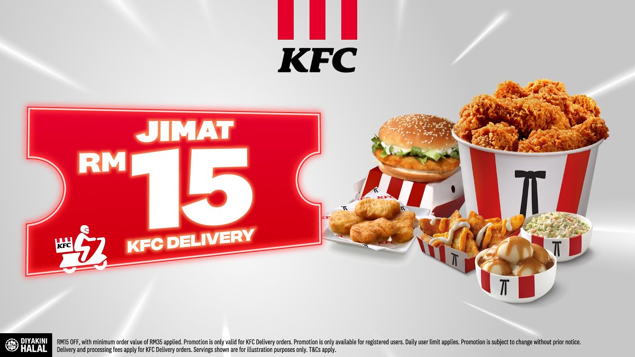 RM15 OFF KFC Delivery