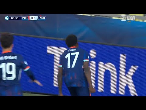 Ernest Poku Goal Euro, Portugal vs Netherlands U21 (0-1), Goals Results And Highlights-2025