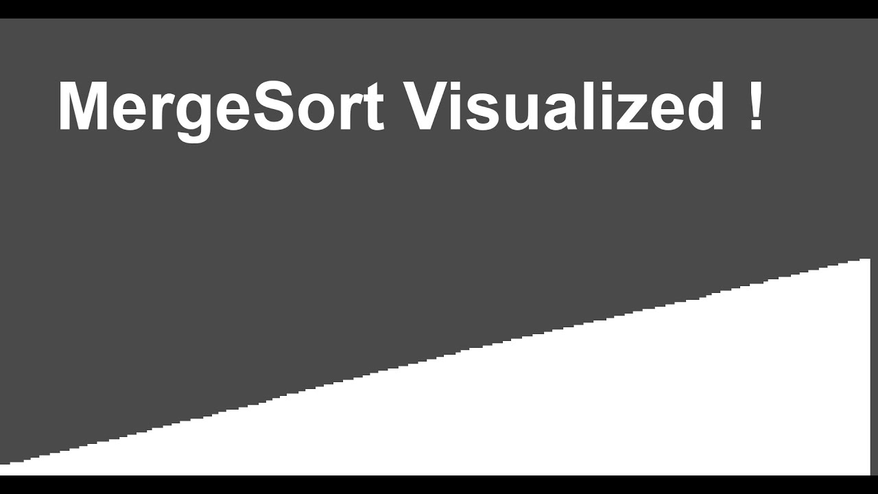 Programm and Visualize Merge Sort Algorithm | Java Tutorial