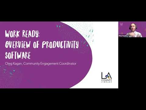 Overview of Productivity Software