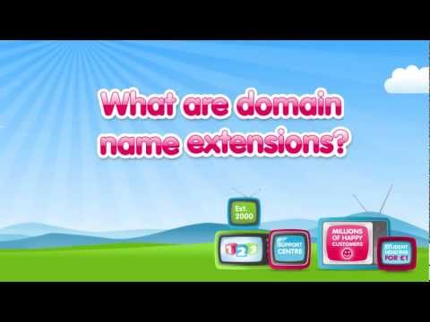 What are domain name extensions | 123-reg