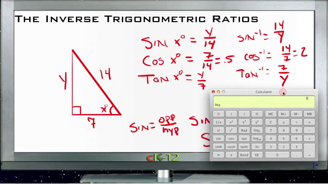 Inverse Trigonometric Ratios: Lesson (Basic Geometry Concepts)