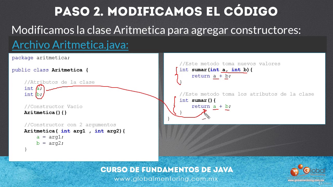 2  Ejercicio Constructores en Java